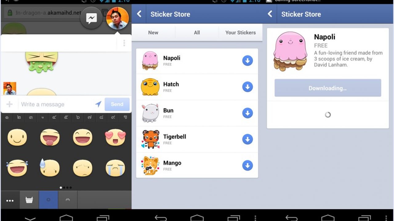 Facebook Stickers Hatch