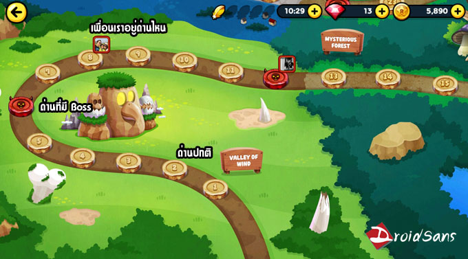 แผนที่และไอเทมพิเศษ – LINE Rangers