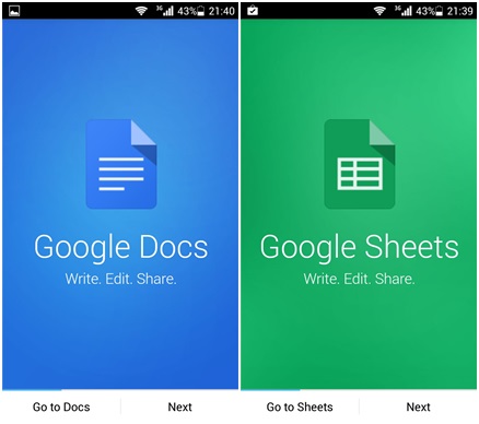ปล่อยของ...Google ปล่อยแอพ Docs, Sheets และ Slides สำหรับ Android และ iOS สู้ศึก Office Mobile ...