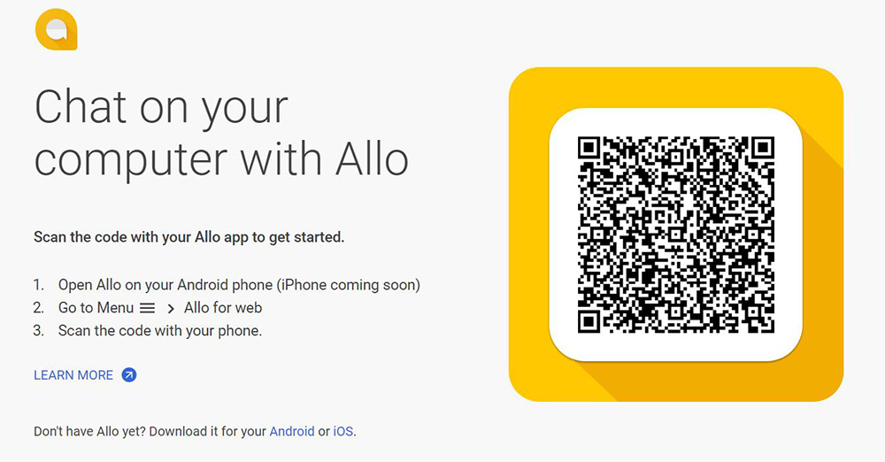ในที่สุดก็มา.. Google Allo สามารถใช้งานผ่านเว็บได้แล้ว แต่ยังจำกัดแค่เฉพาะ Chrome กับ Android ...
