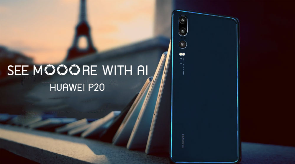 ภาพโฆษณา Huawei P20 เผย 3 กล้องหลังชัดเจน ชูระบบ AI เสริมความสามารถในการถ่ายภาพ | DroidSans