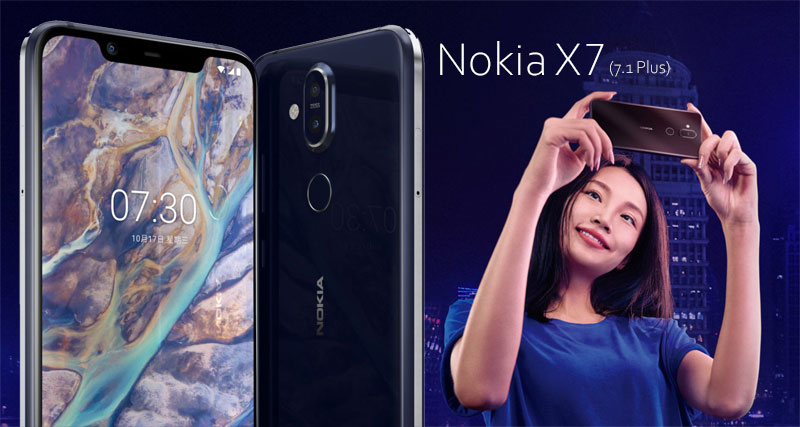 เปิดตัว Nokia X7 (7.1 Plus) มาพร้อม Snapdragon 710 จอ PureDisplay และกล้องคู่เลนส์ Zeiss เปิดตัว ...