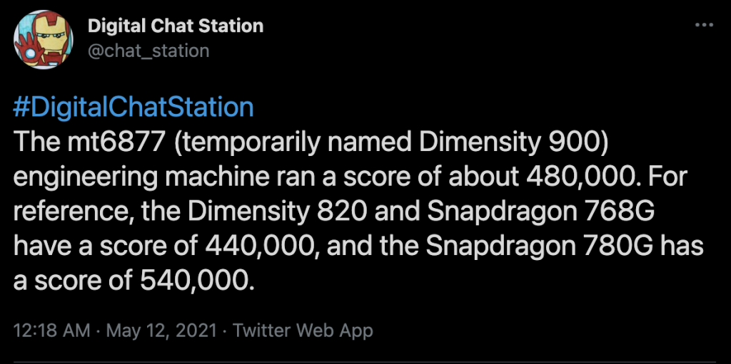 Dimensity 900 ไพ่ลับของ MediaTek ประสิทธิภาพแรงกว่า Snapdragon 768G ...