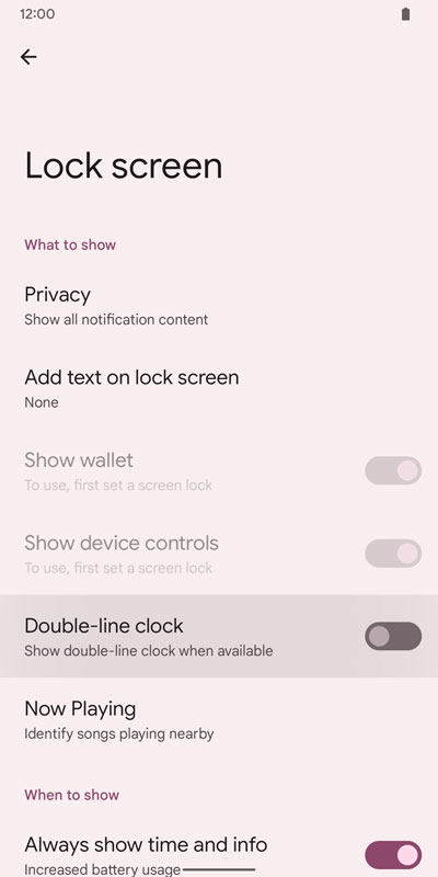 PREVIEW | พรีวิว Android 12L Beta 2 เพิ่มตัวเลือก Double-line clock ใน ...