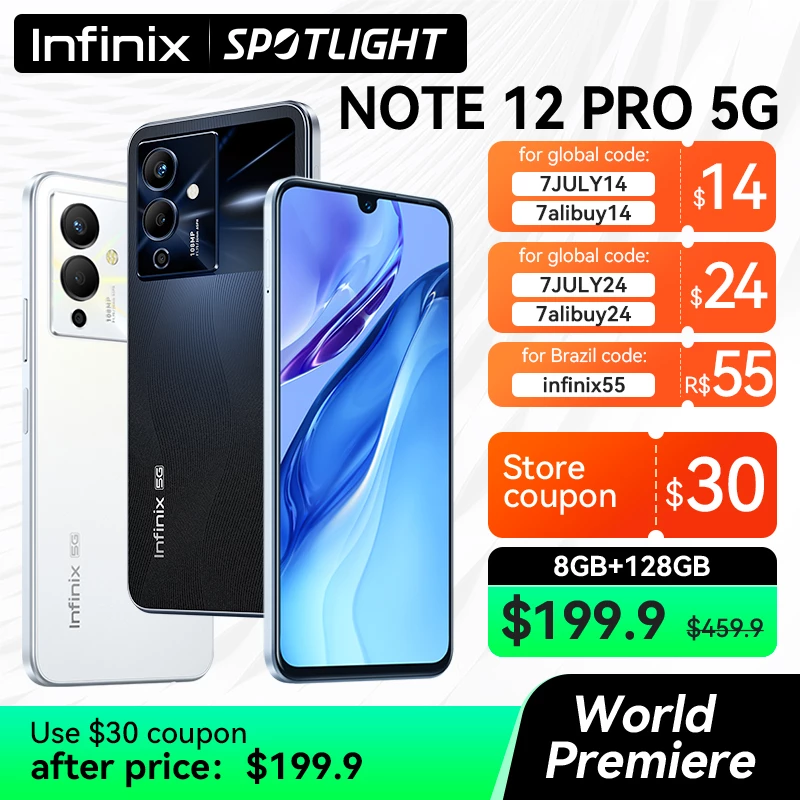 Infinix Note 12 Pro 4G และ Note 12 Pro 5G มือถือสเปคคุ้ม จอ AMOLED ...