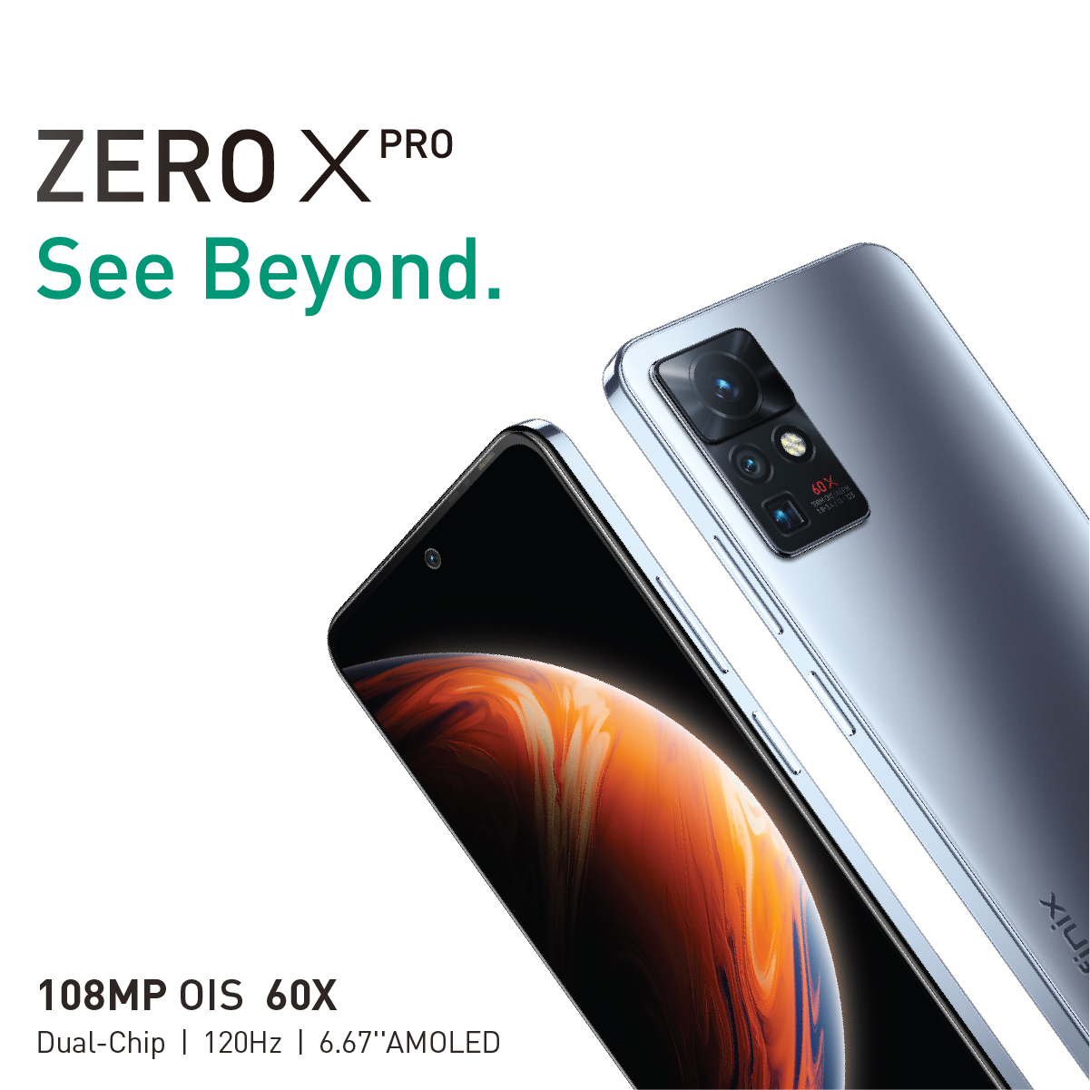 Infinix ZERO X PRO สเปคจัดเต็ม จอ OLED 120Hz กล้อง 108MP เลนส์ซูม Periscope เปิดราคา 6,699 บาท ...