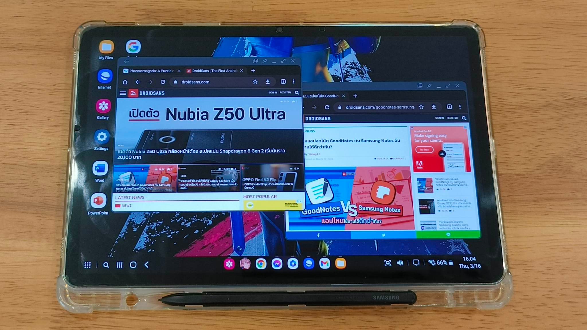 REVIEW | ลองใช้ Samsung DeX ทำงานแทนคอมพิวเตอร์...ไหวมั้ย? (งานเขียนบล็อก+แต่งภาพนิดหน่อย ...