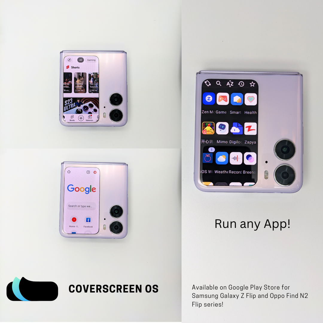 CoverScreen OS แอปใช้งานจอนอกเหมือนจอหลัก อัปเดตให้รองรับ OPPO Find N2 ...