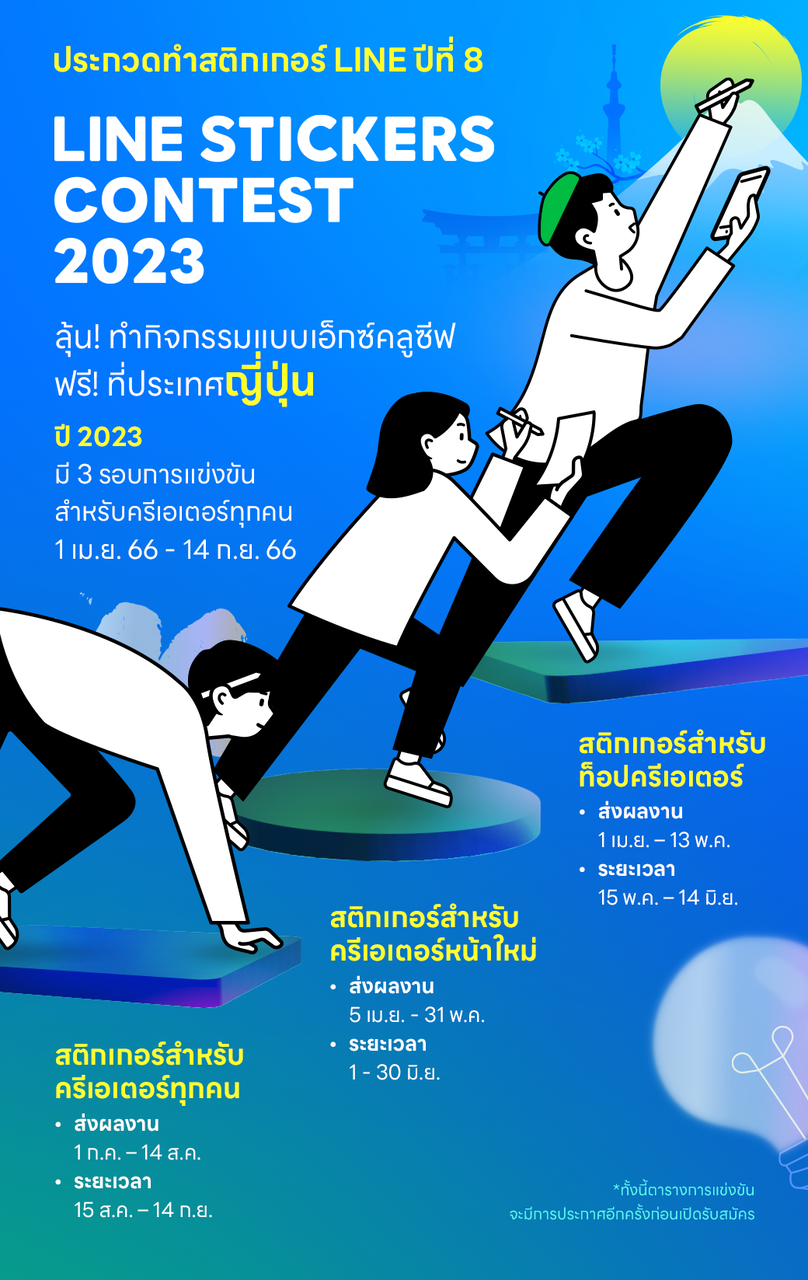 พบกับการประกวดวาดสติกเกอร์ LINE CONTEST 2023 ลุ้นไปเที่ยวญี่ปุ่นฟรี แถม ...