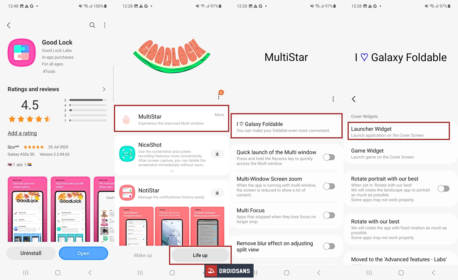TIPS | วิธีทำ Samsung Galaxy Z Flip5 ให้เล่นแอปบนจอนอกได้ทุกแอปเต็มรูปแบบด้วย Good Lock | DroidSans